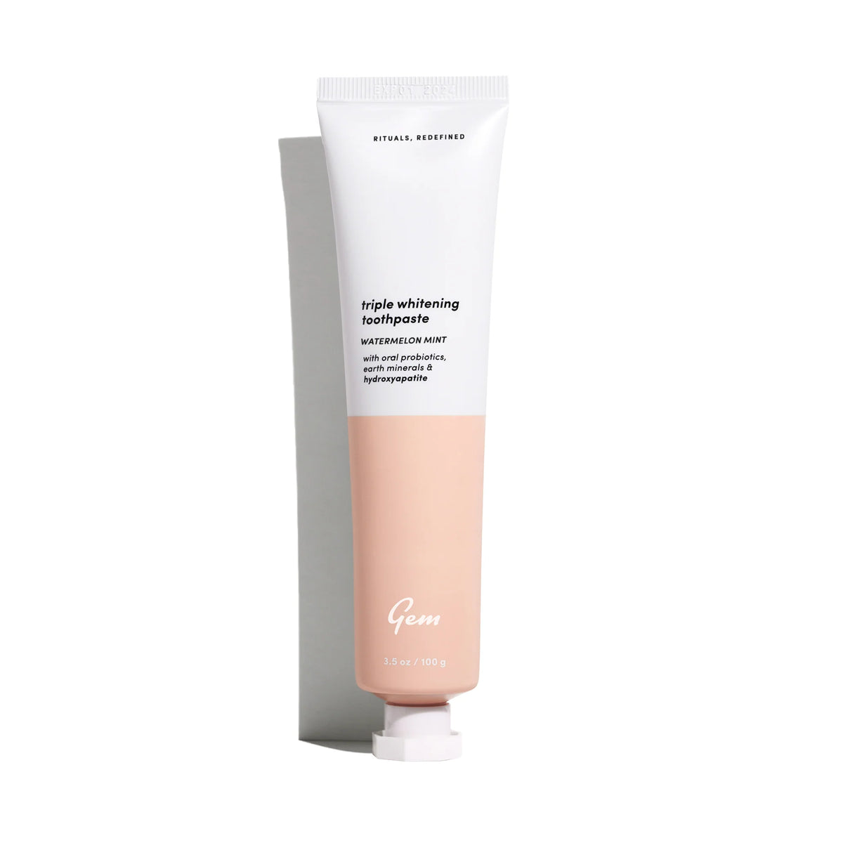 Gem Toothpaste Triple Whitening: Watermelon Mint | The Living Co.